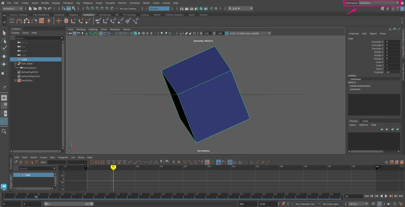 【Maya】ターンテーブルを作ってみよう！【turntable】 | ウンわか備録